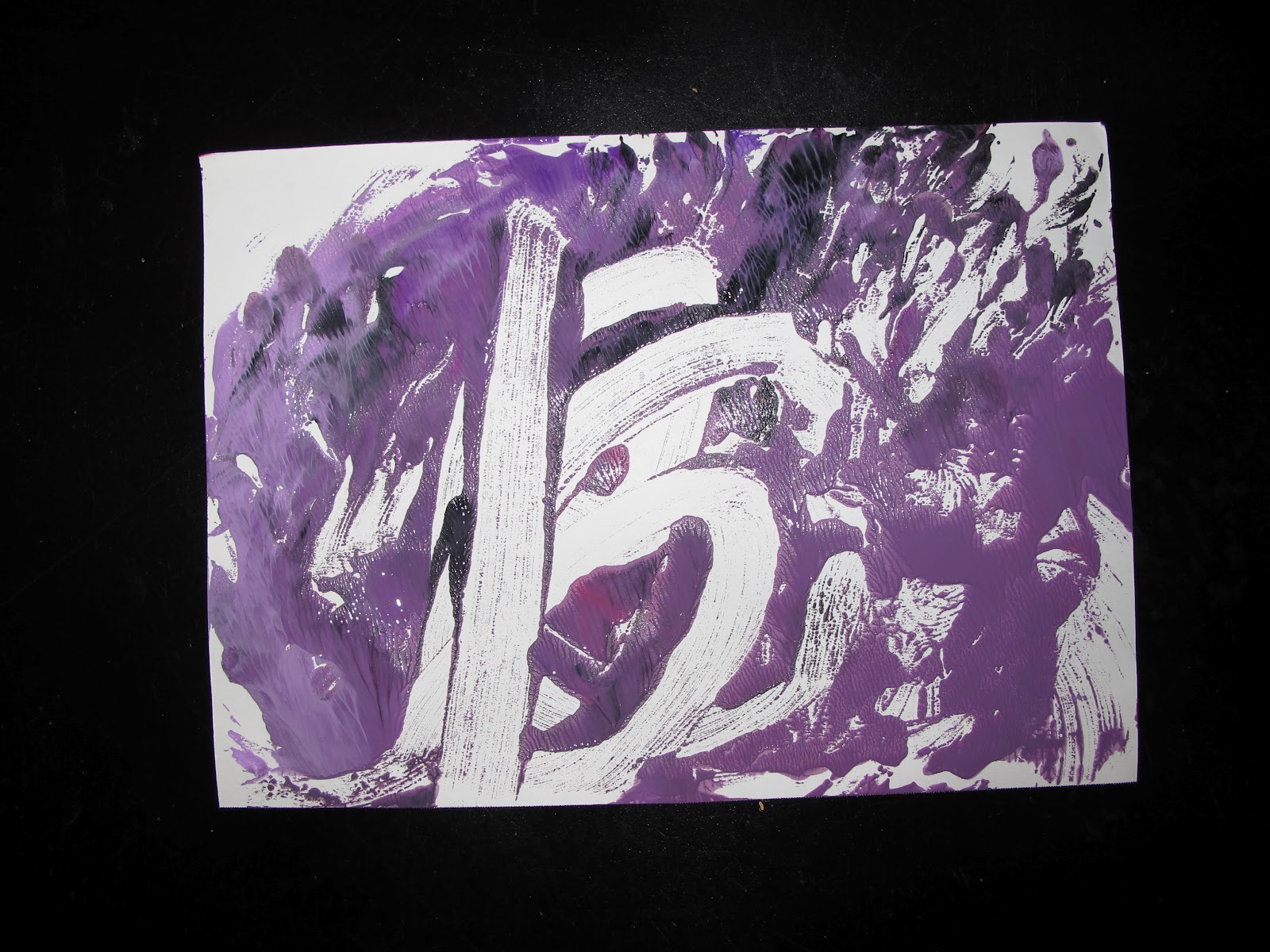 Peaceful Parenting: Negative Space: Dry Erase Board Painting and Prints