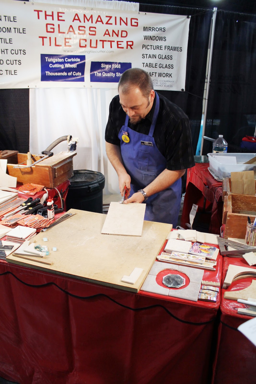 Tile Cutters and Cash Catchers - Chris Loves Julia