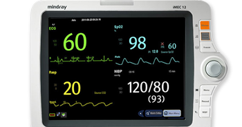 Jual Pasien Monitor 12 Inch Layar Sentuh 5 Parameter + LBP Mindray ...