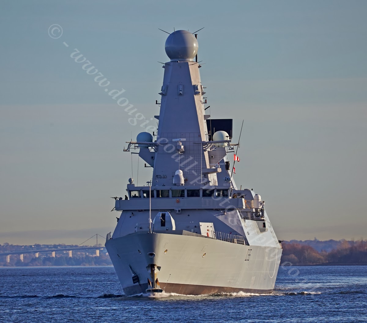Dougie Coull Photography: HMS Defender Outward Bound