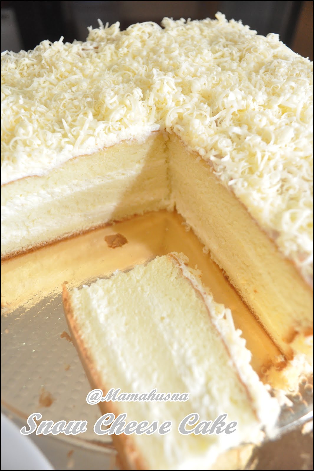 MamaHusna Chocolate: Resepi snow cheese cake