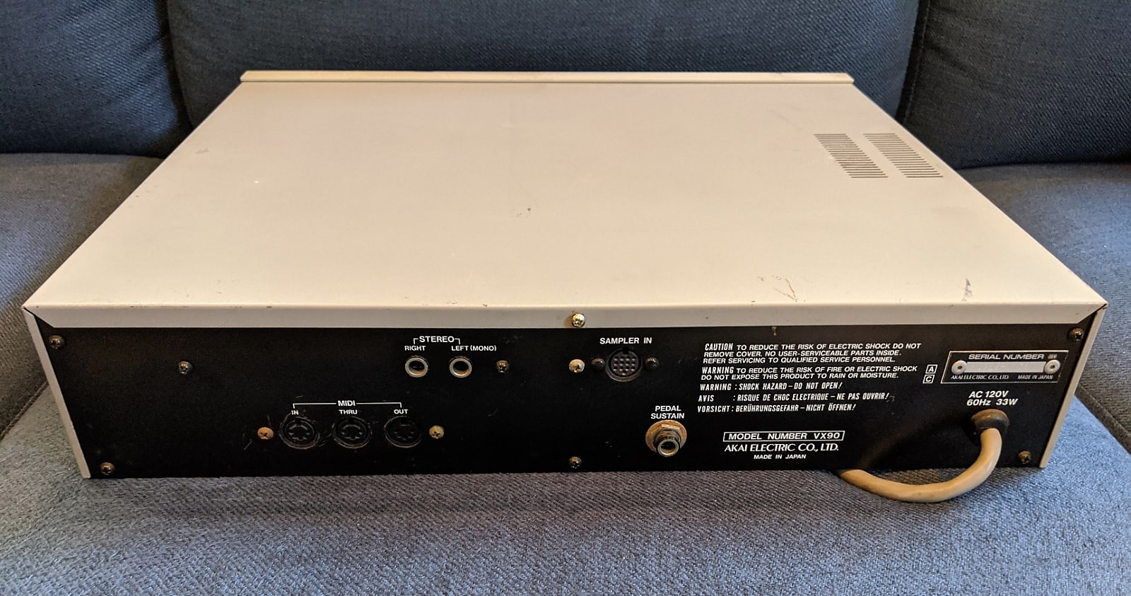 MATRIXSYNTH: Akai VX90 Rackmount Analog Synthesizer 10625-01081