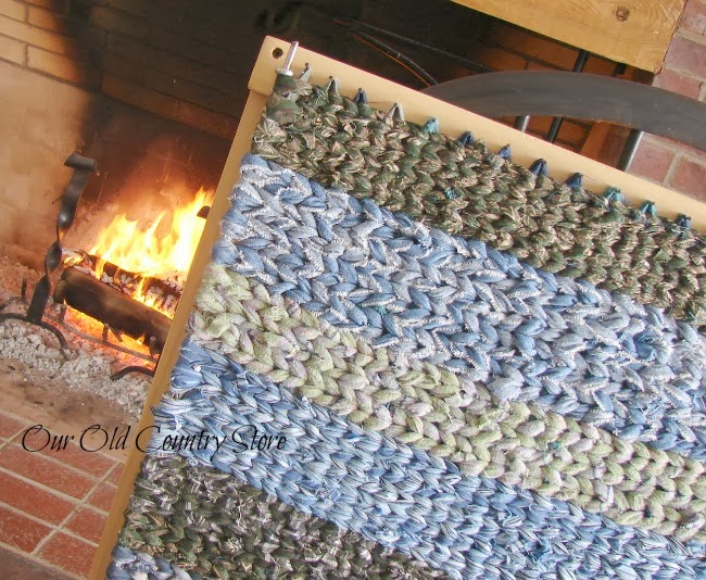 Our Old Country Store: First Rag Rug Completed, Featured in Delta ...