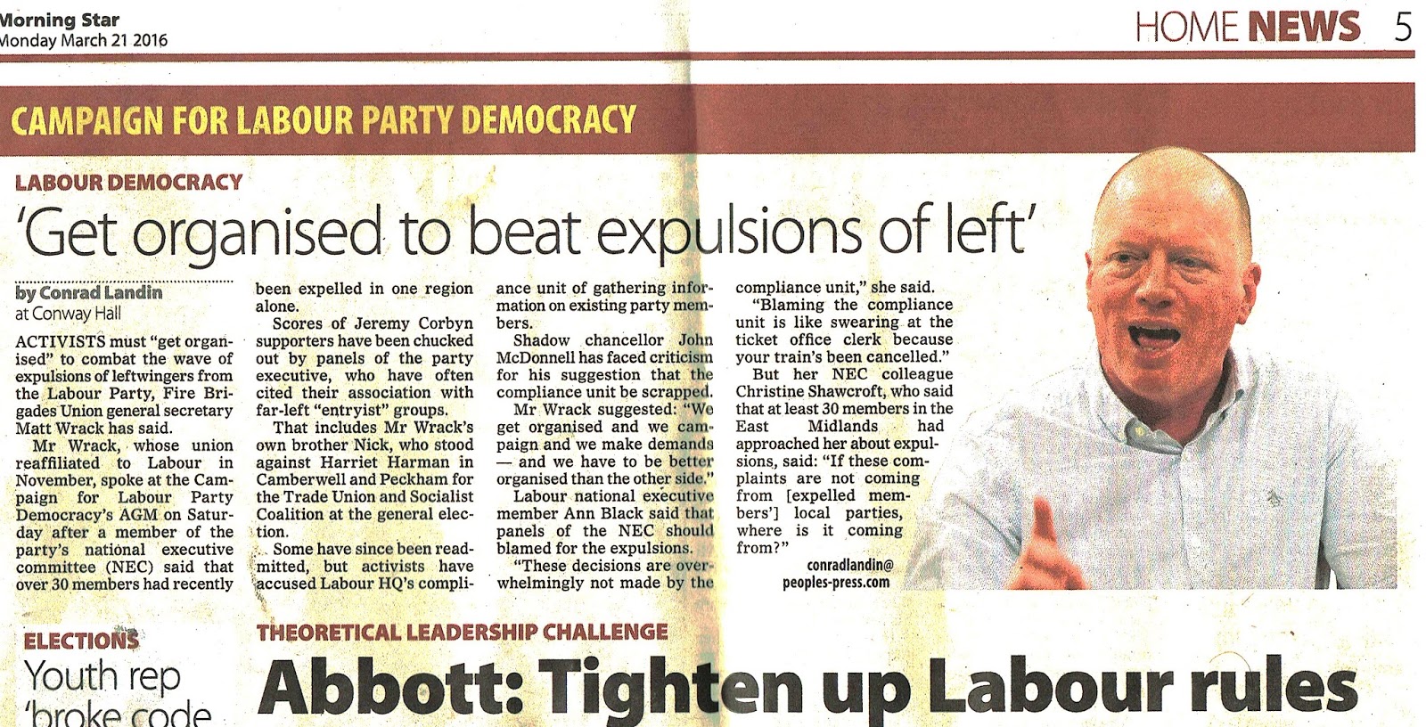 Tony Greenstein suspended from Labour Party - Tony Greenstein