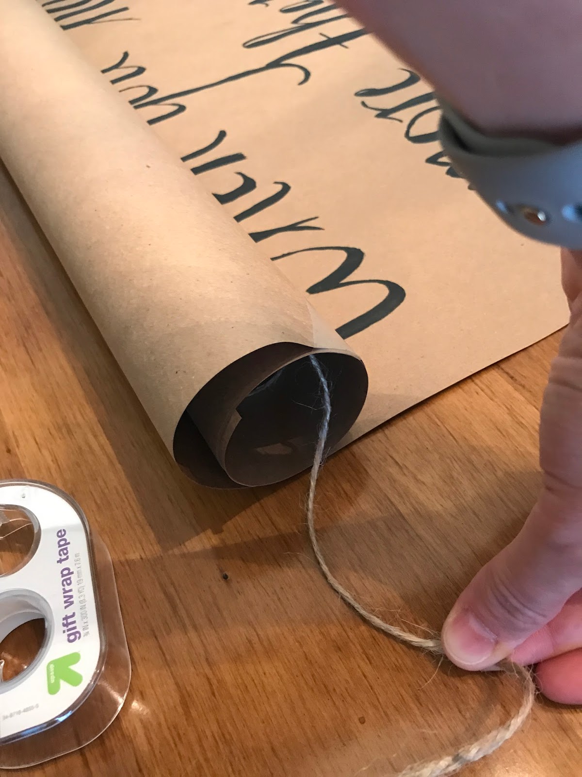 DIY Butcher Paper Sign | R&R at home