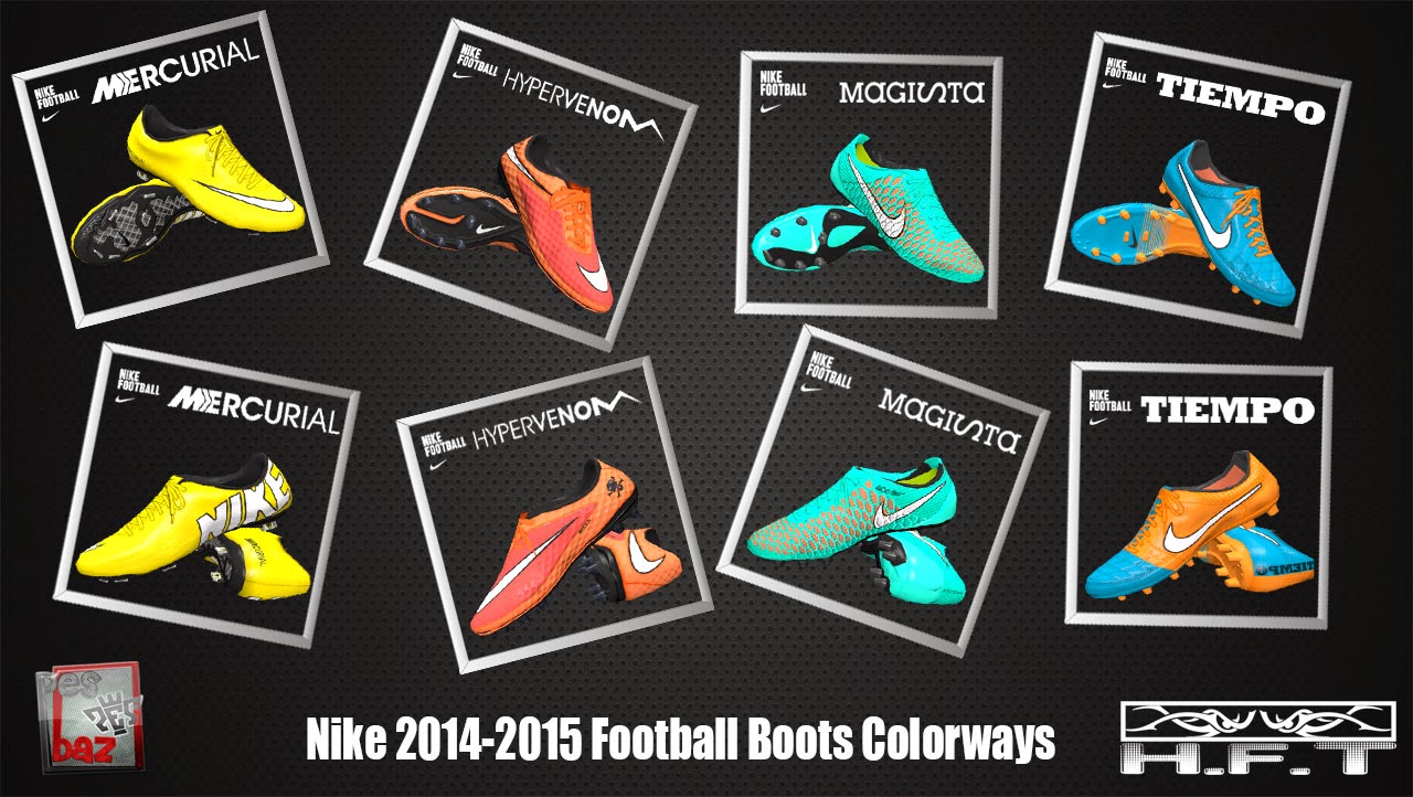 pes-modif: PES 2014 Nike 2014-2015 Football Boots Colorways by H.F.T
