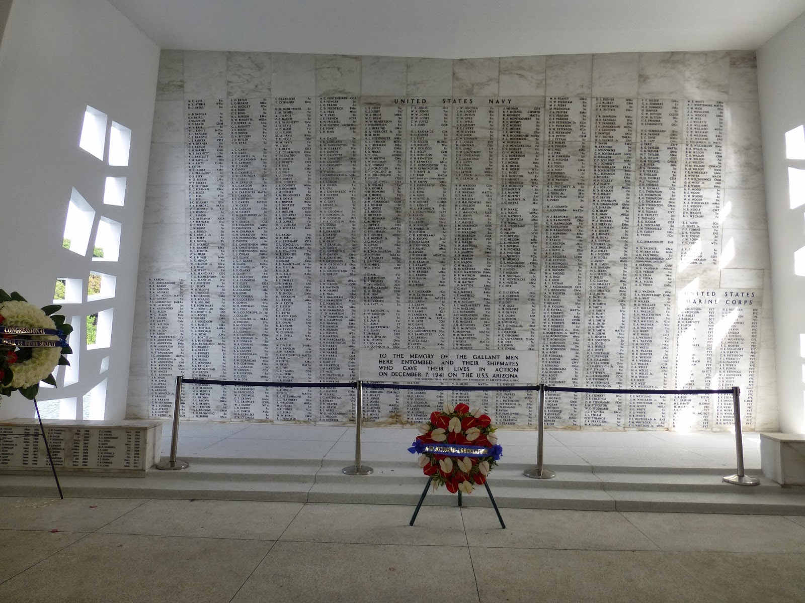 Nutfield Genealogy: Pearl Harbor and the USS Arizona Memorial Honor Roll