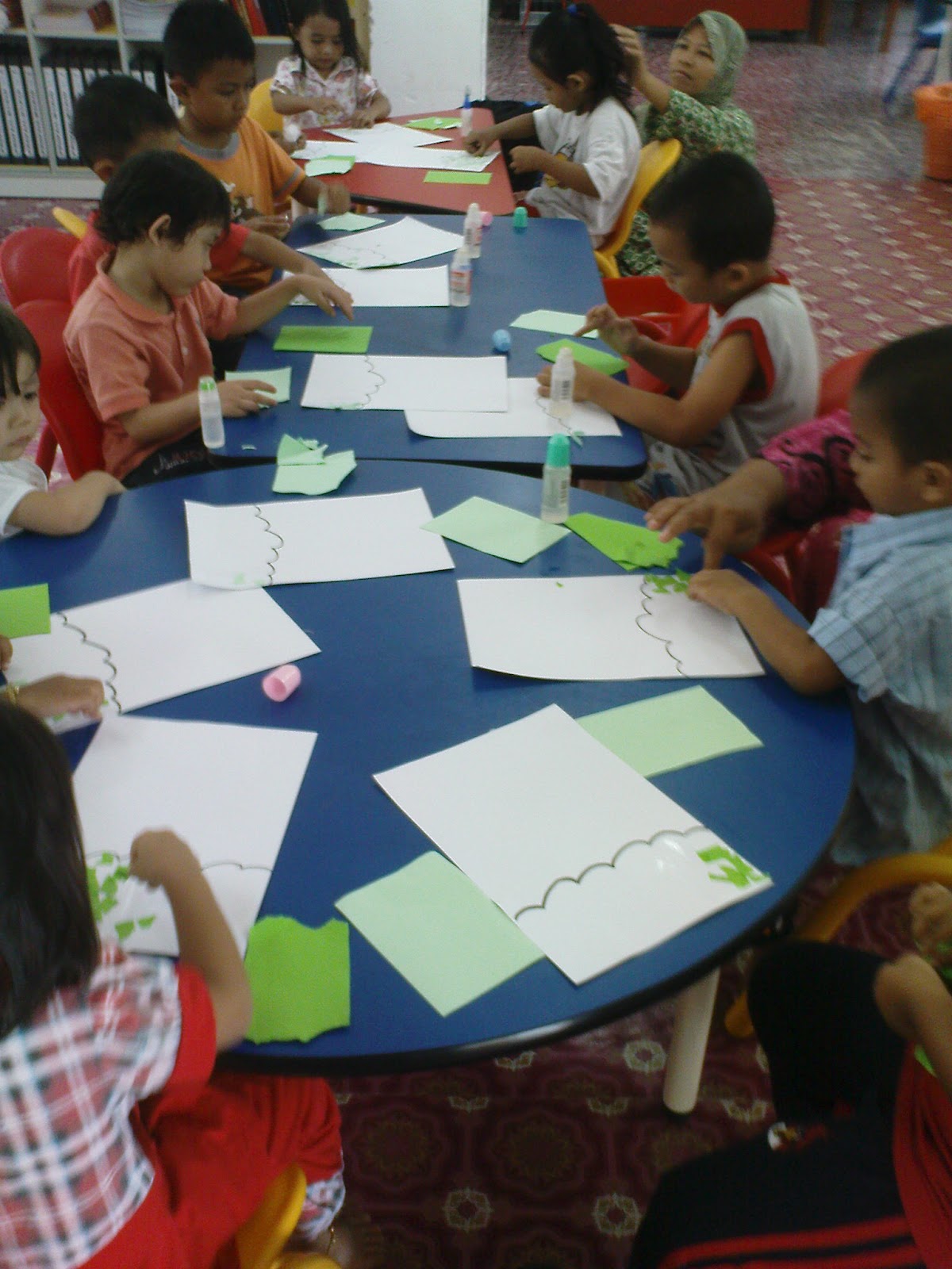 craft and children arts: KOLAJ POKOK