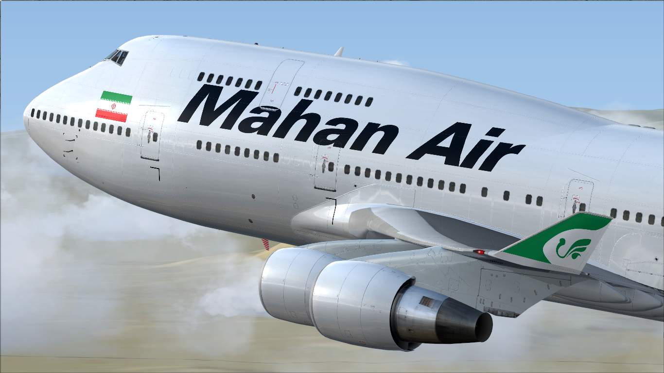 Texturas Brasileiras: Mahan Air EP-MNA Boeing 747-400