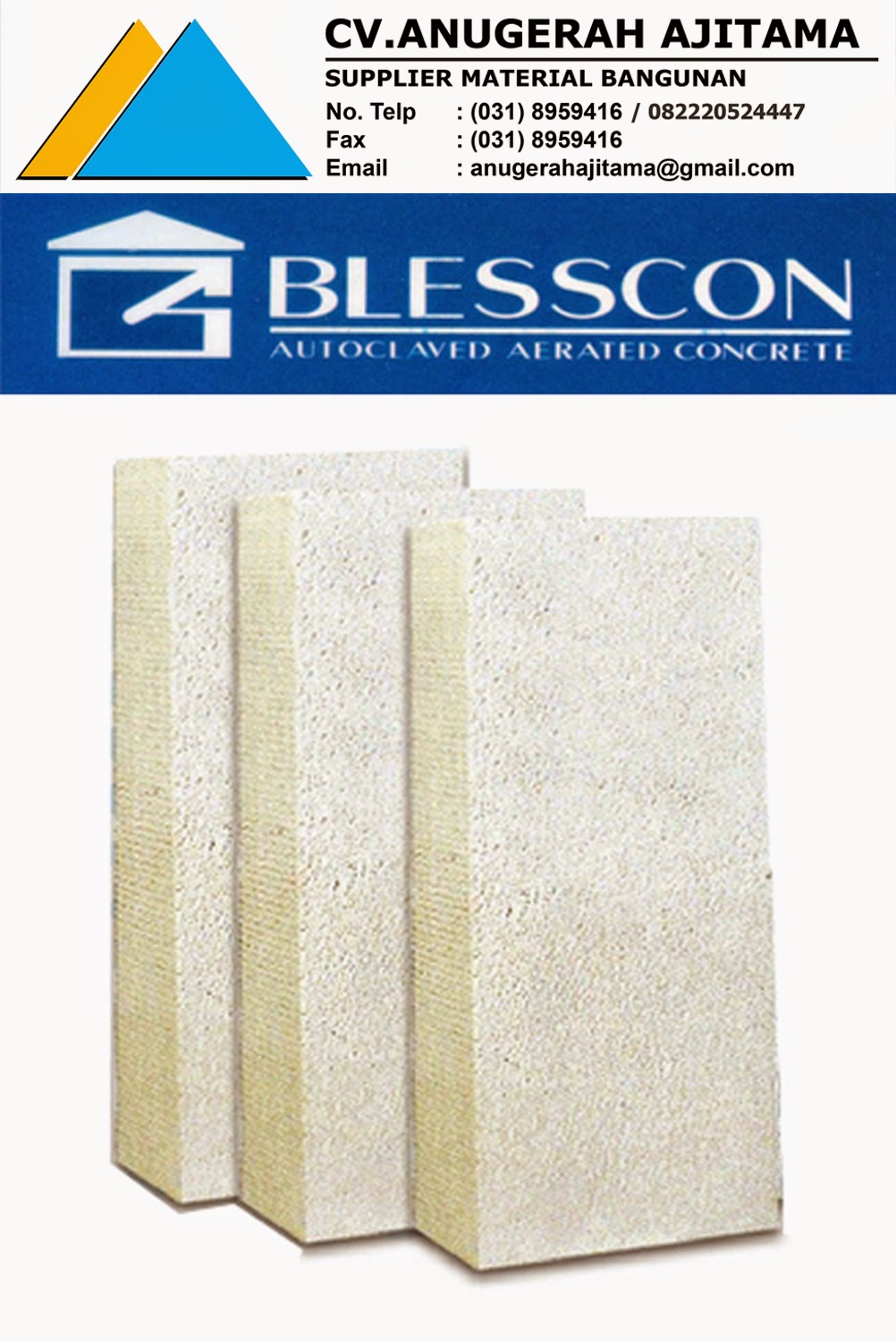 JUAL BATA RINGAN BLESSCON - CV. ANUGERAH AJITAMA