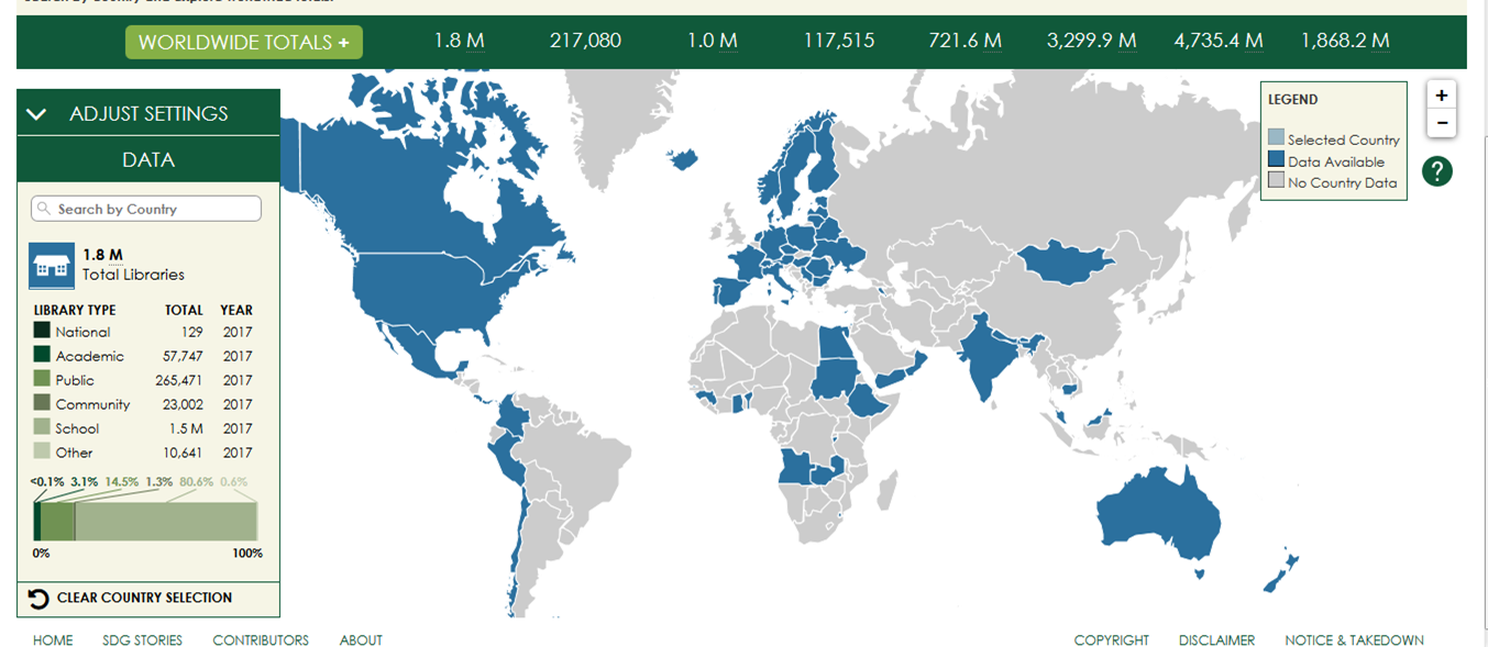 Açúcar Amarelo: IFLA World Map