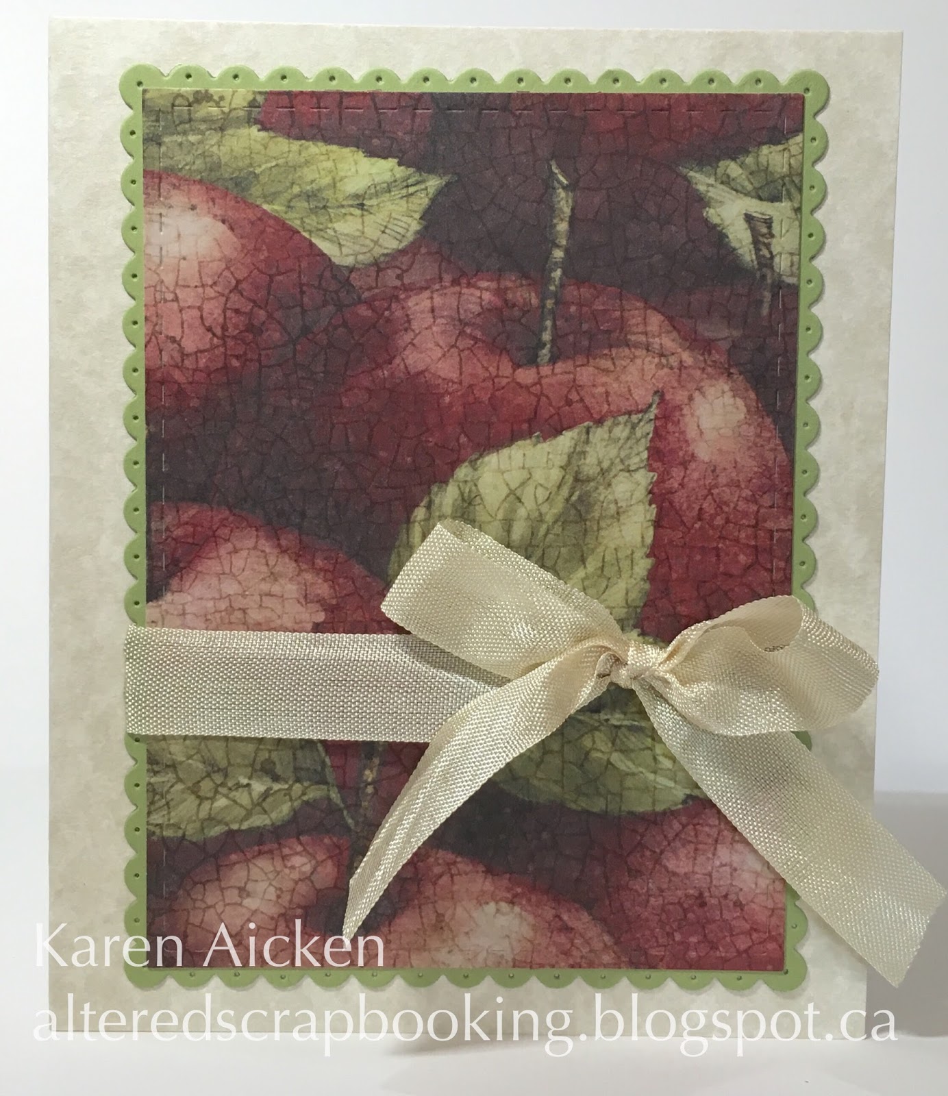 Altered Scrapbooking: Harvest Apple Pop-Up Card - NEW RELEASE!