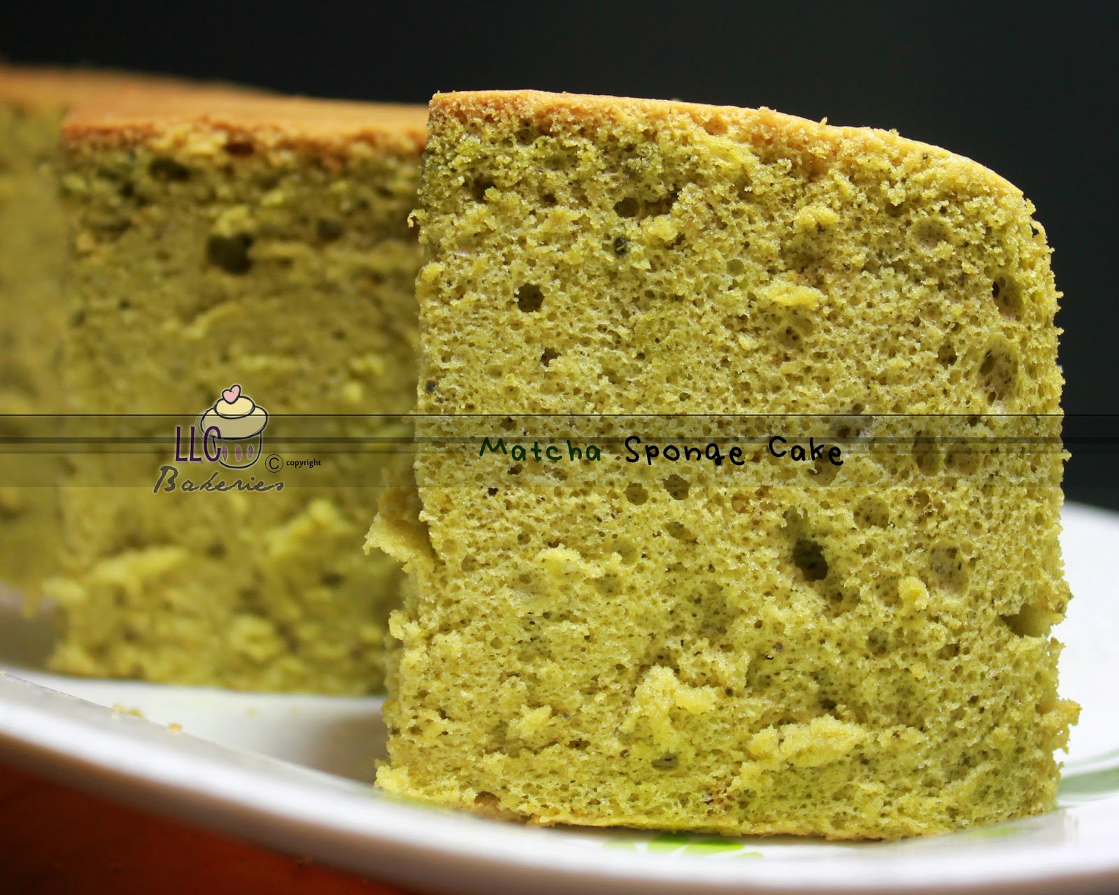 LLC Bakeries: Matcha Sponge Cake