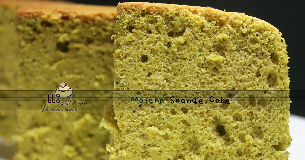 LLC Bakeries: Matcha Sponge Cake