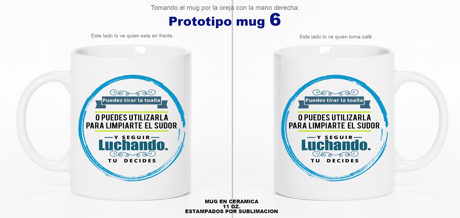MUGS CON MENSAJES POSITIVOS