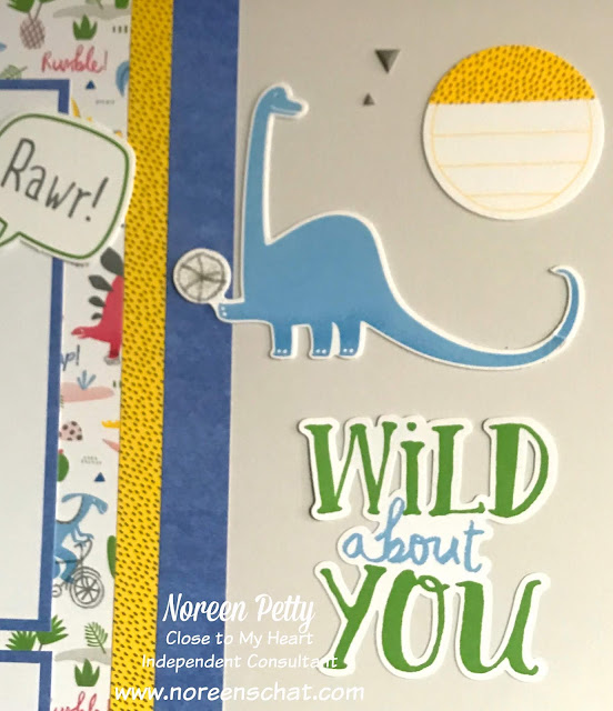 Noreen's Scrap N Chat: CTMH Something Fierce Wild Scrapbook Layout