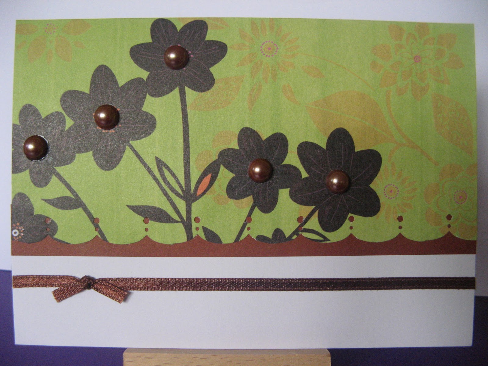 LaceTopDesigns: Simple Flower Card
