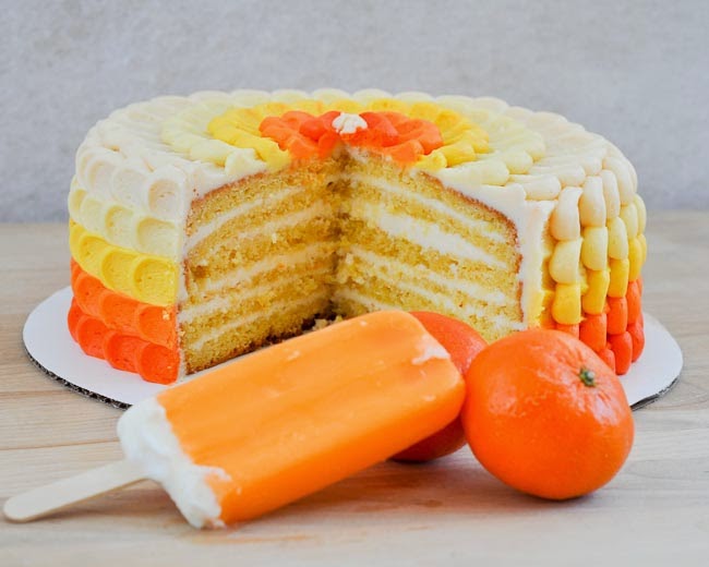 Beki Cook's Cake Blog: Orange Cream-sicle Cake {Recipe}
