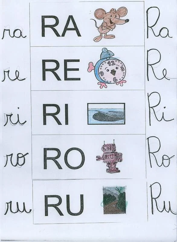 Alfabeto Silábico Ilustrado.