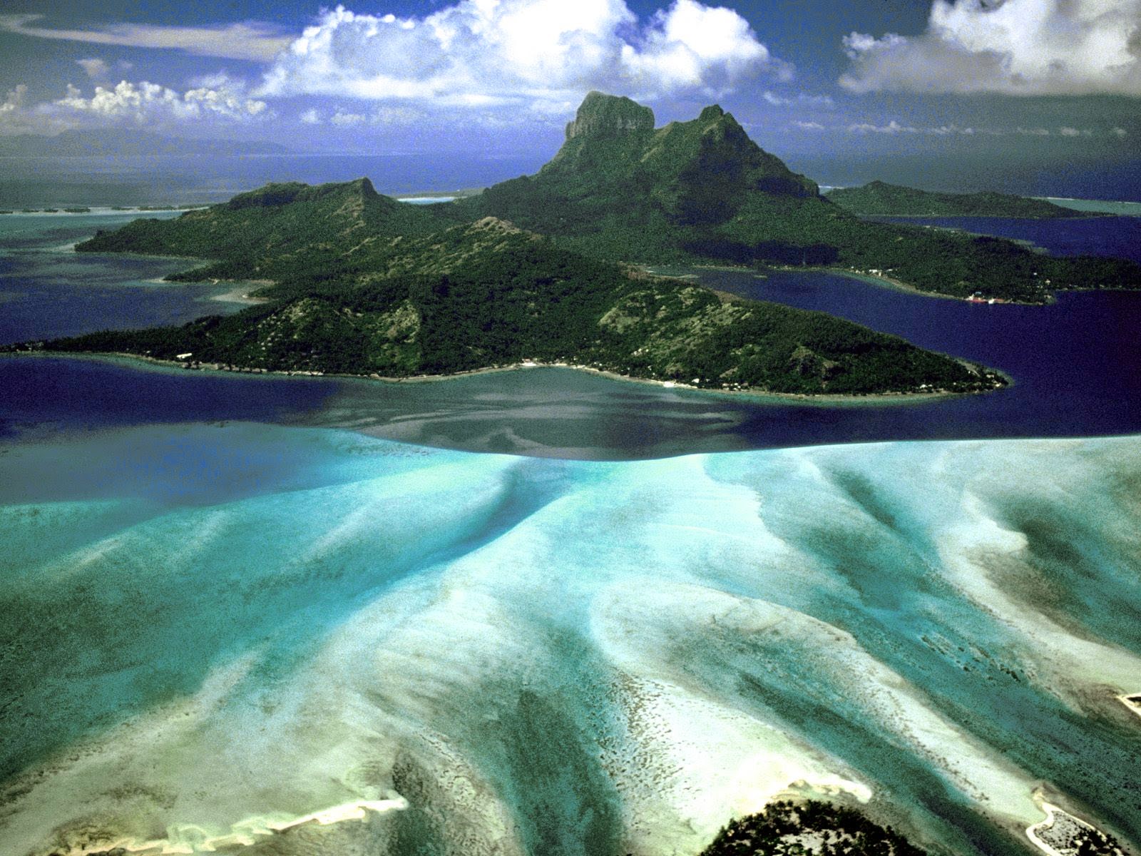 Island with Mountain HD Wallpaper | Explore Wallpaper