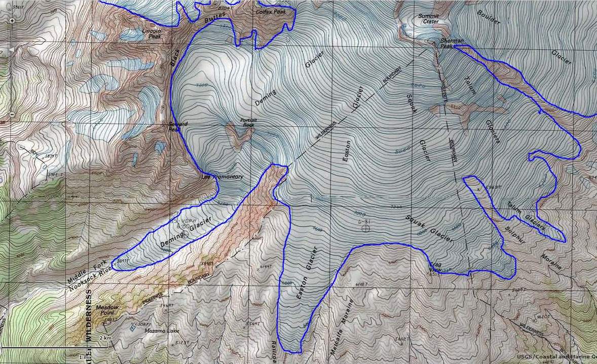 Reading the Washington Landscape: Notes on the Deming Glacier