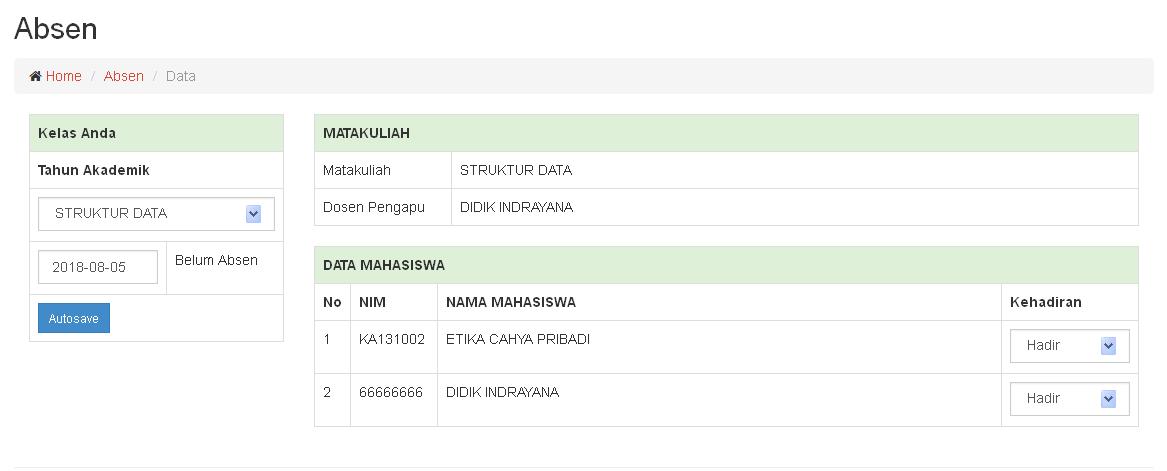 Source Code Sistem Informasi Akademik Kampus Berbasis Web #Responsive ...