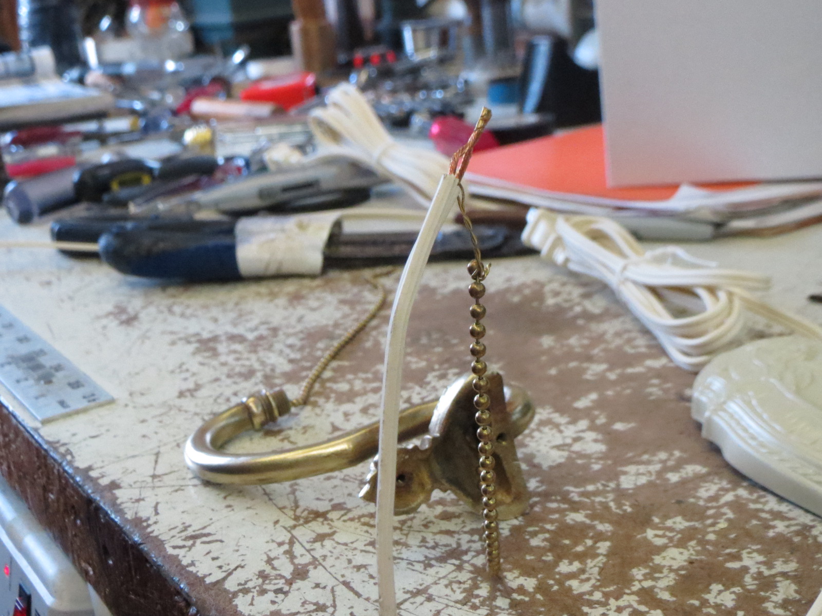 Lamp Parts and Repair | Lamp Doctor: Repaired Antique Wall Sconces Get ...