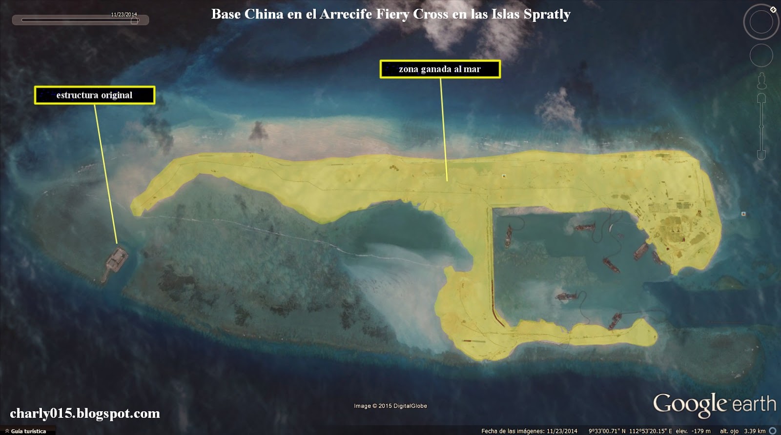 Análisis Militares: China y el Arrecife Fiery Cross (actualizado)