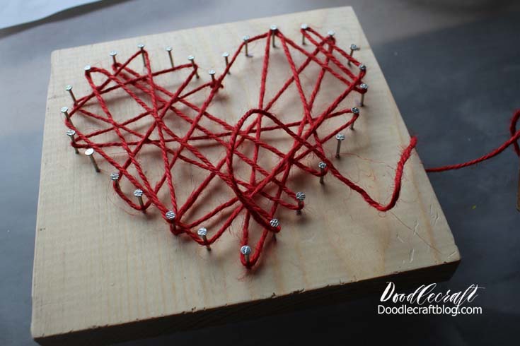 Easy String Art Tutorial Heart Diamond Templates!