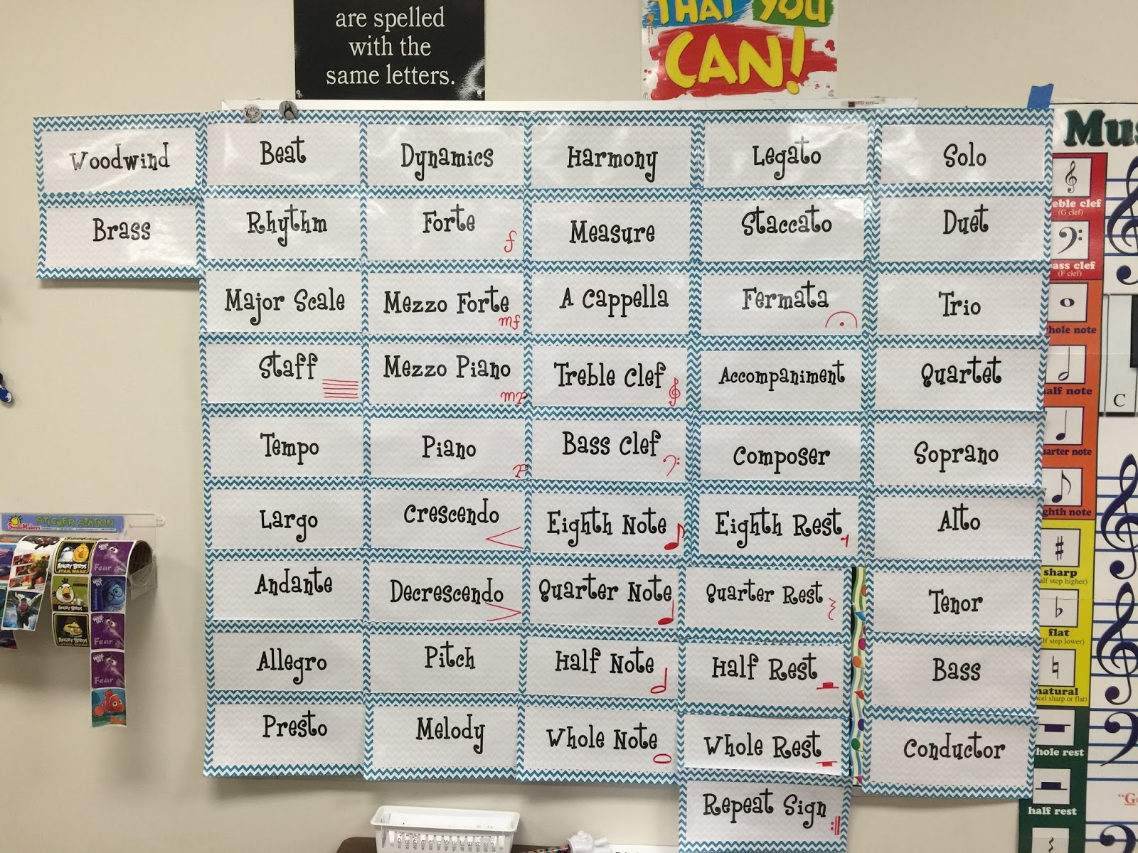 Dover Elementary Music: WOW (Word of the Week) Review!