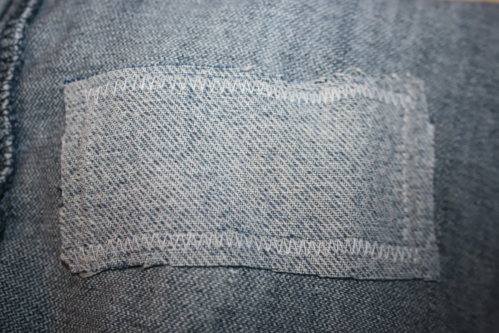 Mountain Stitches: Patching Jeans