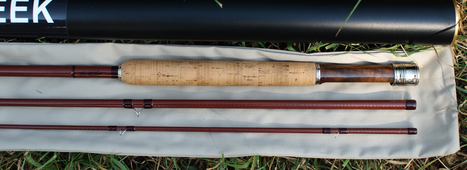 Handcrafted graphite and fiberglass fly rods: Steffen Bros.8'0" 3/4wt.