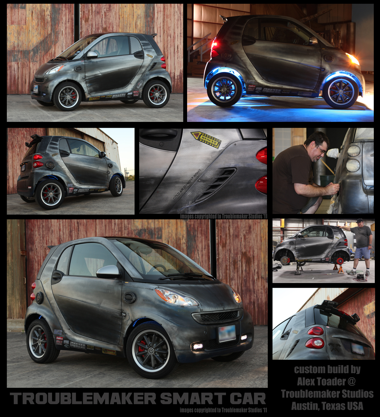 alex toader art: Super Smart Company Car( one man build )