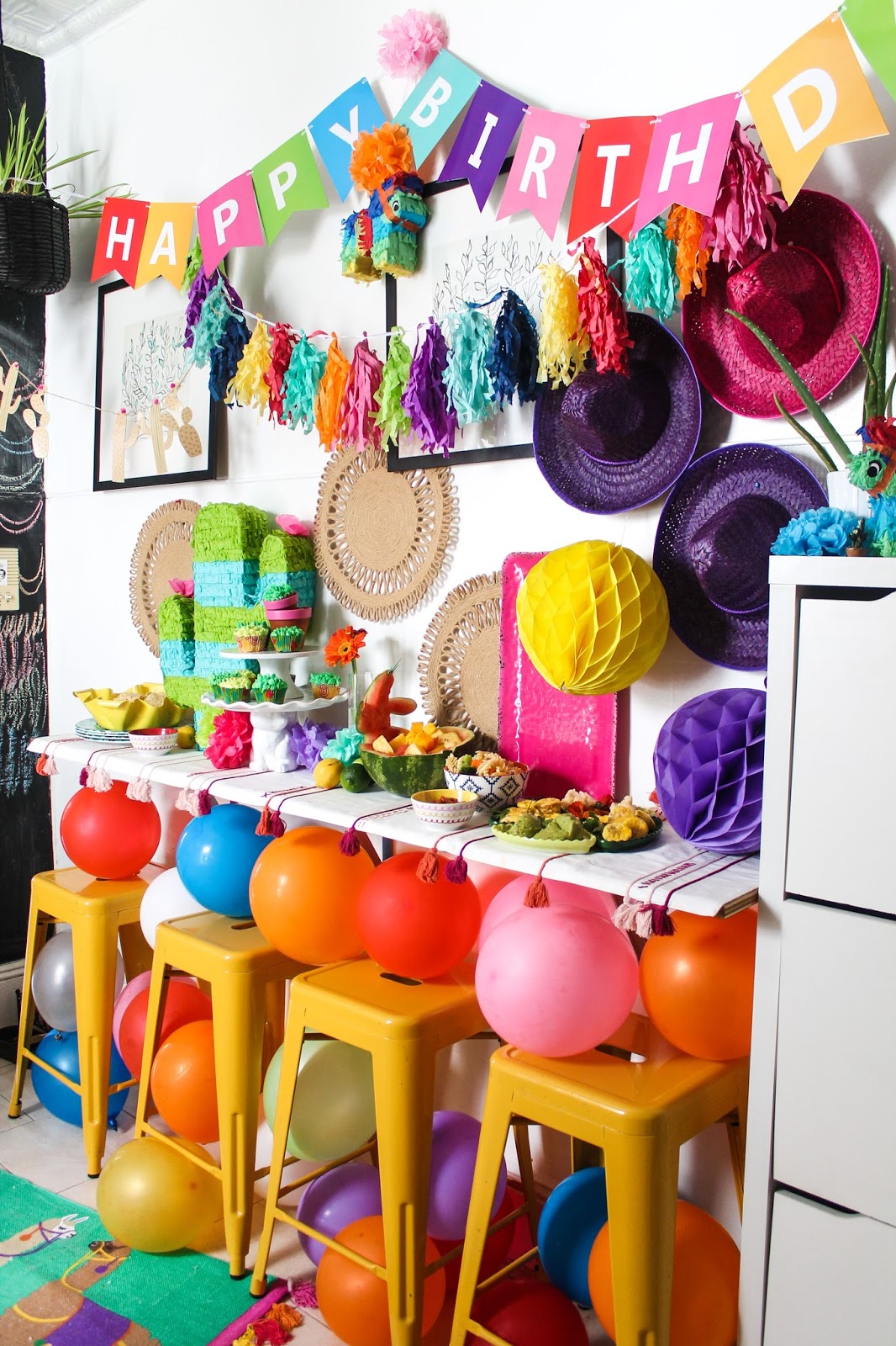 Colorful Fiesta Themed Birthday Party - TfDiaries