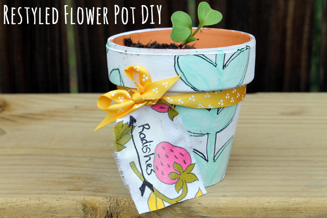 Design Memory Craft- Restyled Flower Pot DIY