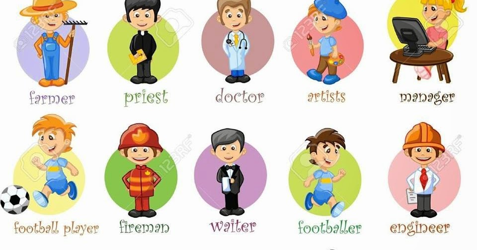 Aprendiendo las profesiones en Ingles: LAS PROFESIONES