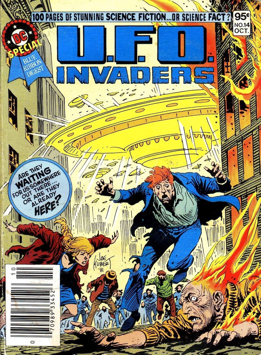 DC Special Blue Ribbon Digest #14 - Joe Kubert cover - Pencil Ink