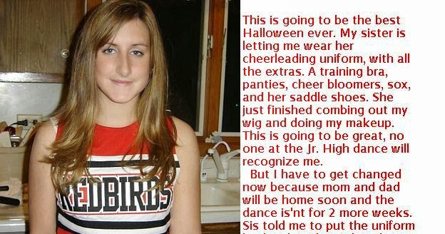 PG Rated TG Captions: Getting ready for Halloween...