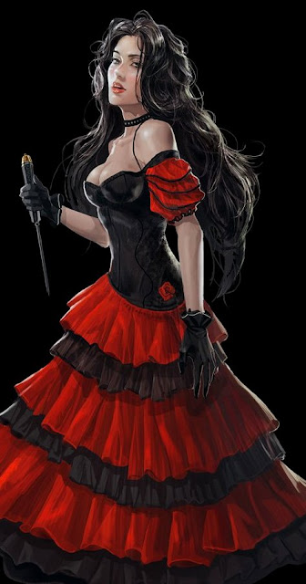 POMBA GIRA: FOTO DA POMBA GIRA GUARDIÃ SETE SAIAS DO CABARÉ