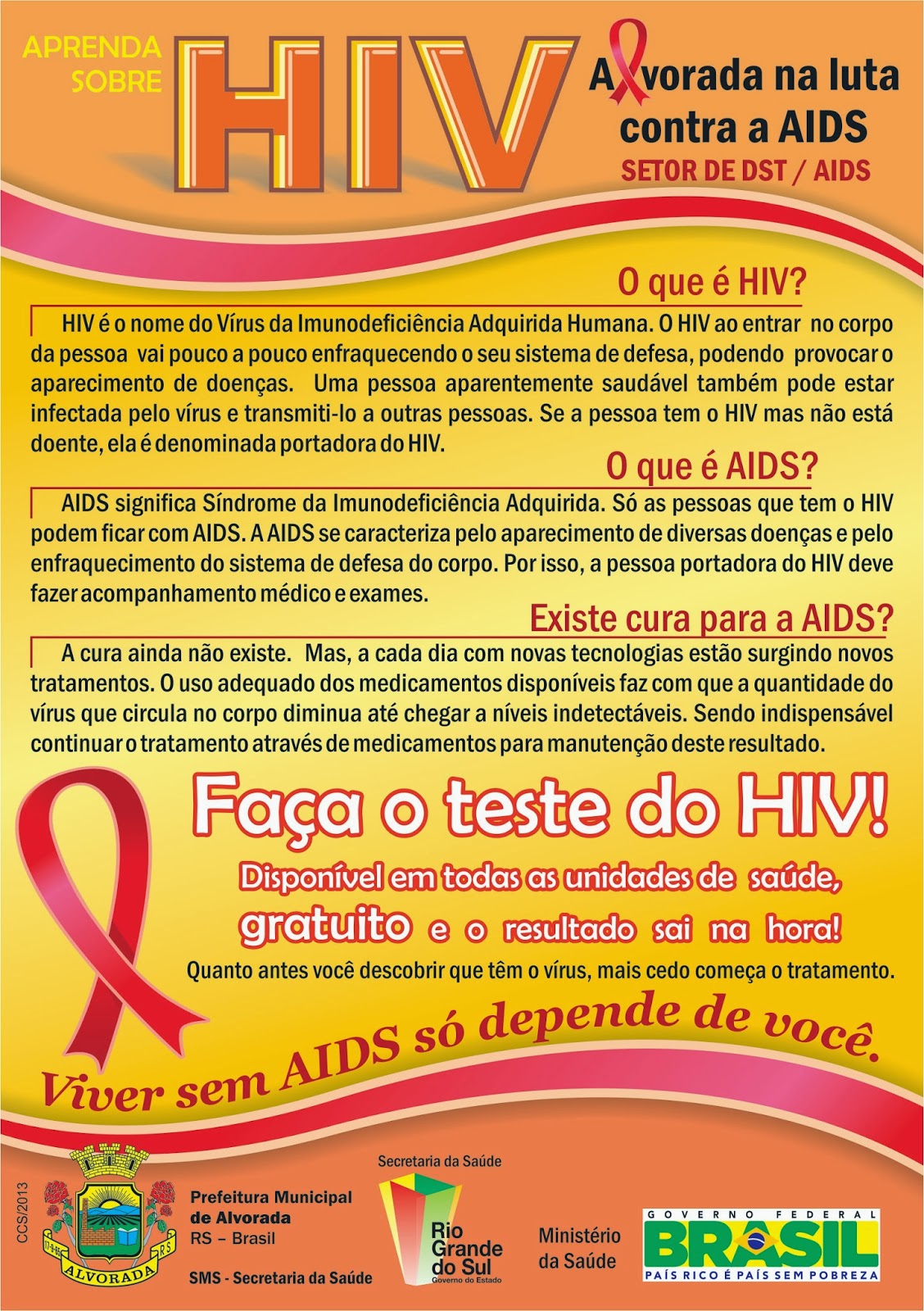 Adão de Lima Jr Portfolio: Caminha da Pela Vida, DST/AIDS