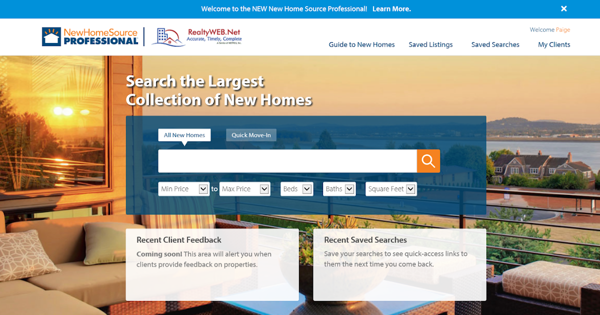 RealtyWEB.Net: 5 Features You'll love About the NEW New Home Source ...