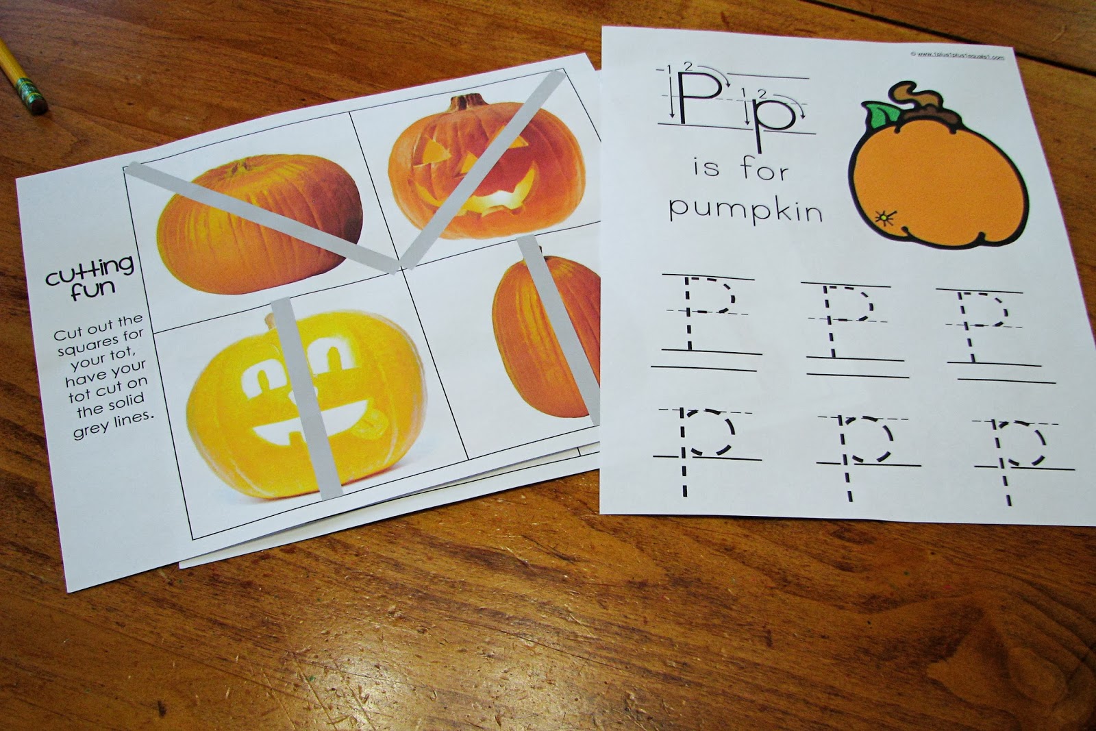 Mommy's Little Helper: Letter P/Pumpkins Part 1
