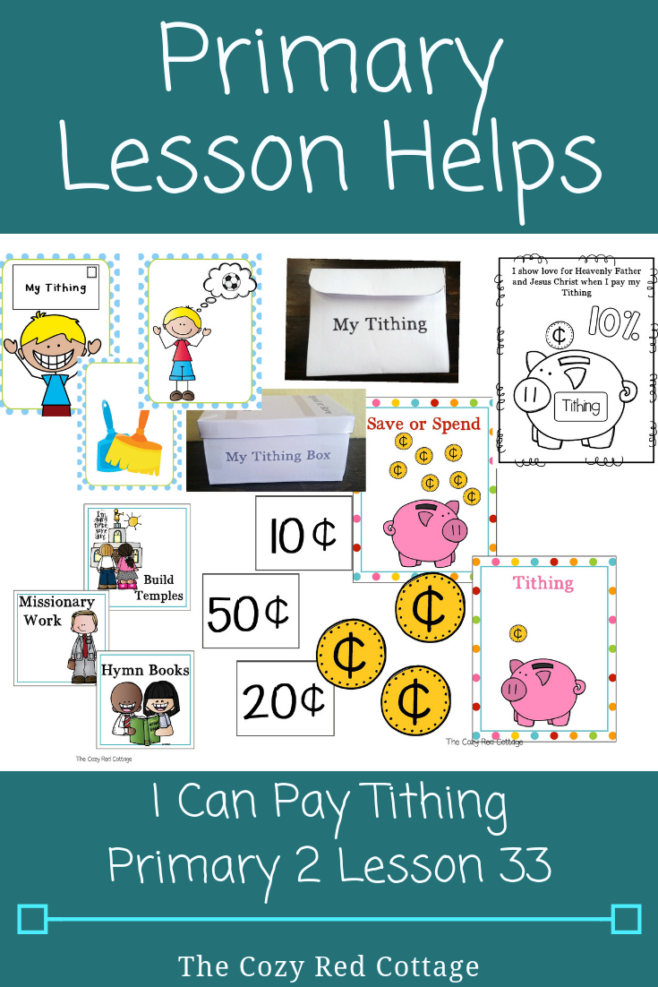 The Cozy Red Cottage: I can Pay Tithing (Primary 2, Lesson 33) Free ...