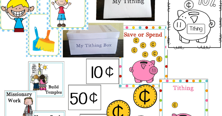The Cozy Red Cottage: I can Pay Tithing (Primary 2, Lesson 33) Free ...