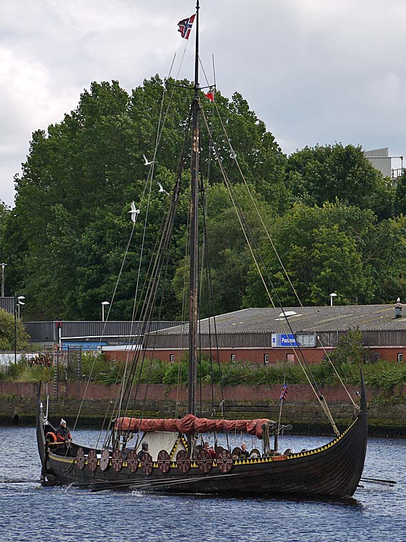 I Must Go Down to the Sea Again.....: Replica Viking longboat Gaia ...