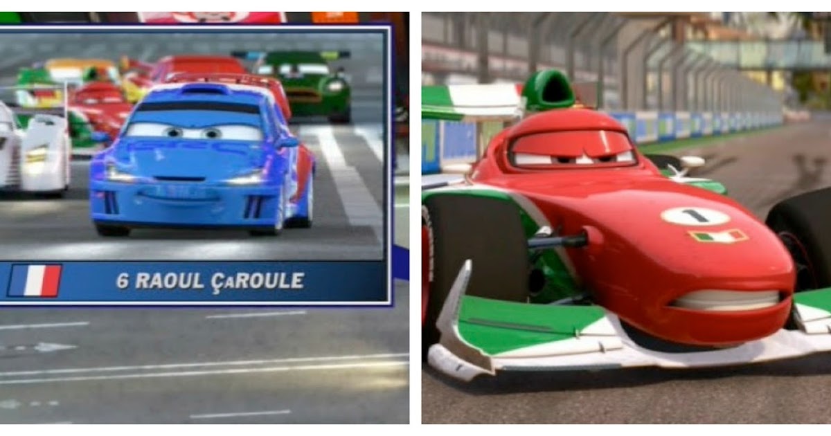 Dan the Pixar Fan: Cars 2: Racing 4-Pack (Nigel Gearsley, Raoul ÇaRoule ...
