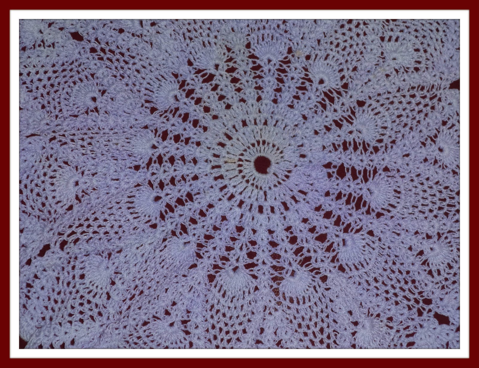 Intricately Crocheted Flower Patterned Centrepiece ~ Ultimate Weaves ...