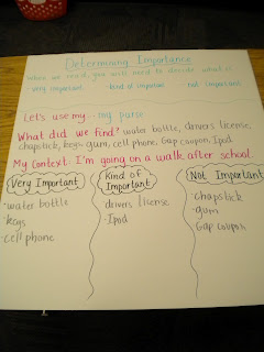 Comprehension Connections - Determining Importance - Team J's Classroom Fun