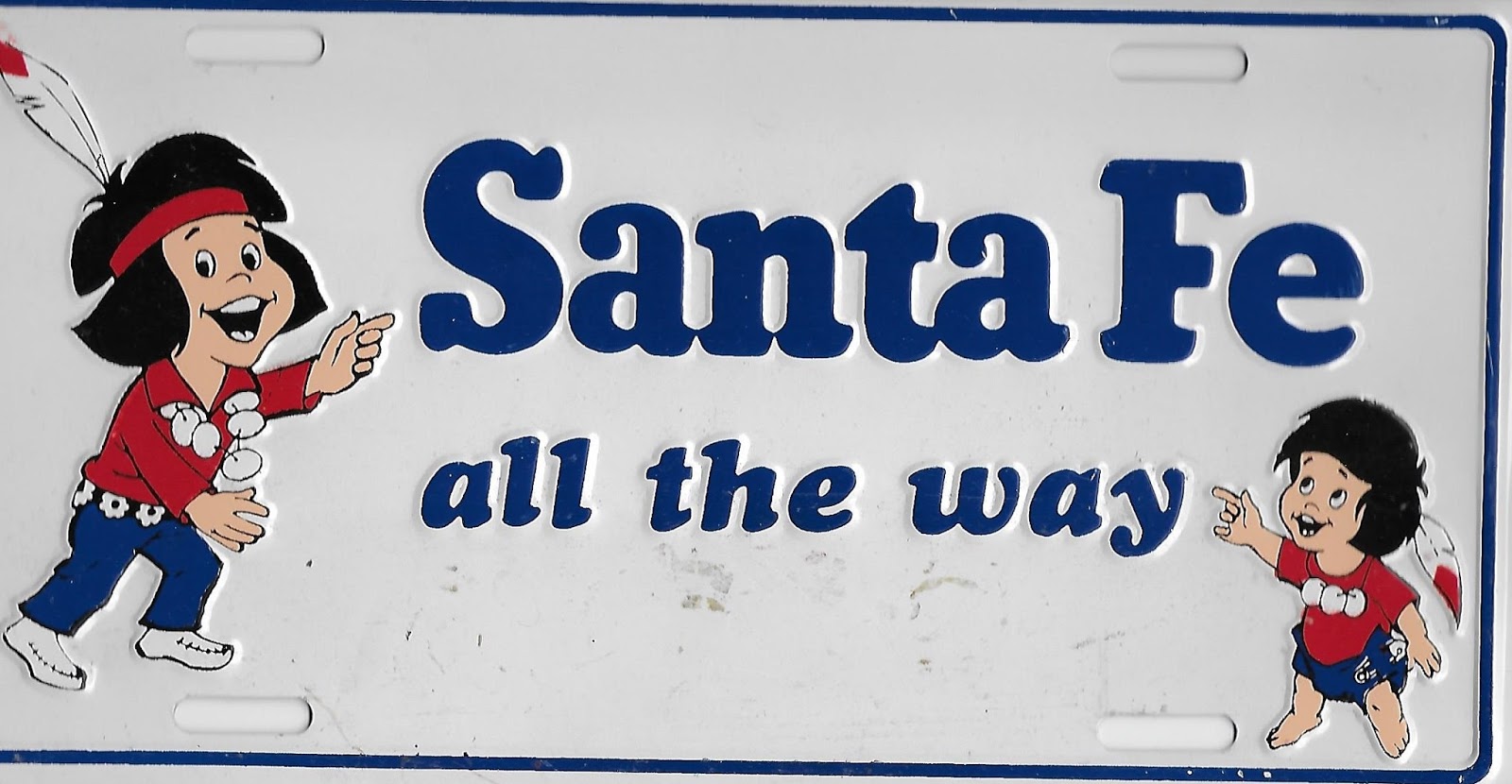 Santa Fe all the way Plate