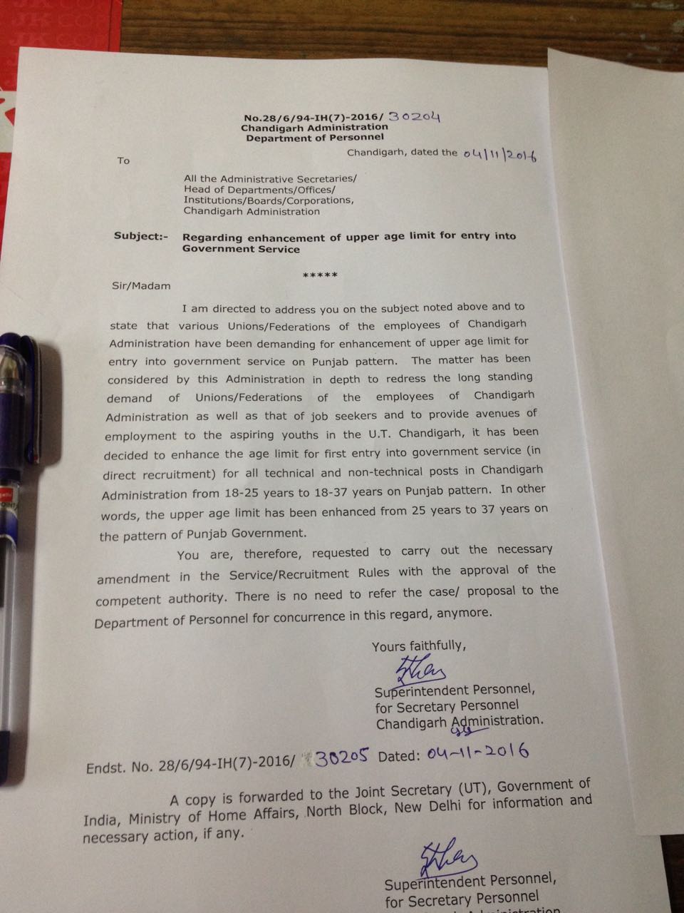 Punjab Govt. Notifications, Acts, Letters, RTI Reply
